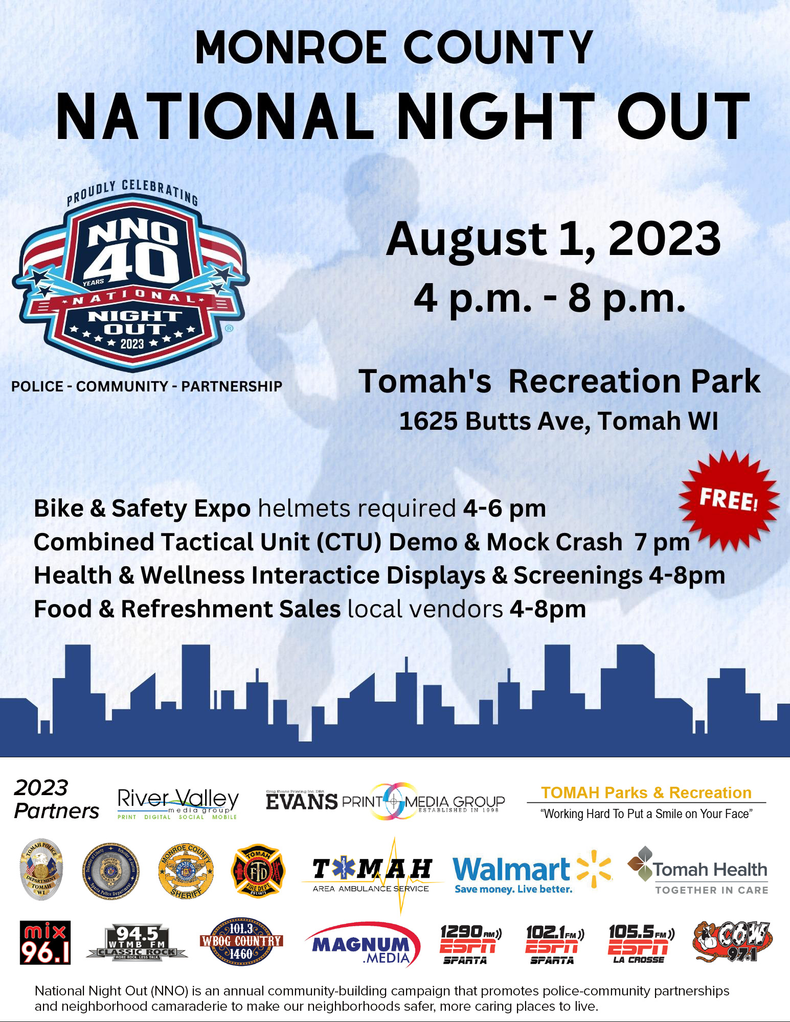 Monroe County National Night Out Promotes Safety, Relationships Aug. 1 ...