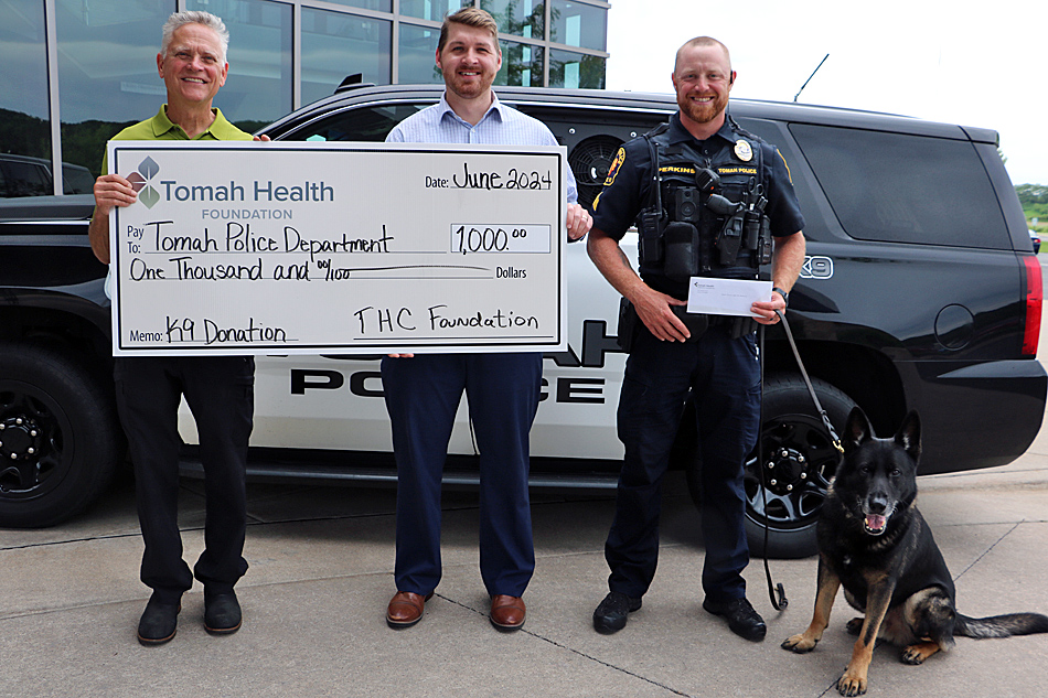 Tomah Health Foundation Supports Tomah Police K-9 | Tomah Health
