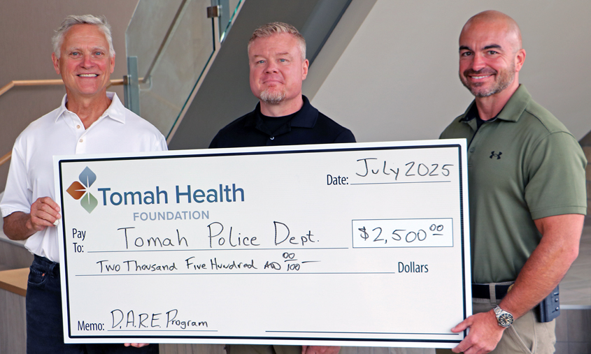 Tomah Health Community Foundation Donation Supports Tomah D.A.R.E ...